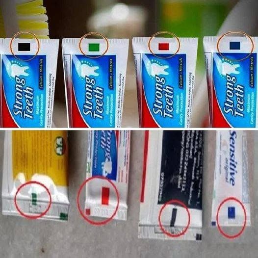 the secret behind the colored stripe on your toothpaste - My Blog