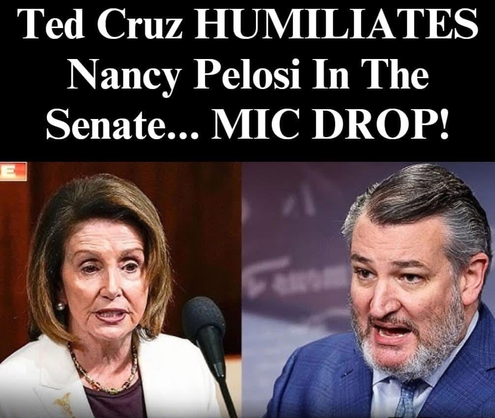 Ted Cruz Delivers Scathing Senate Rebuttal of Pelosi’s National Guard ...