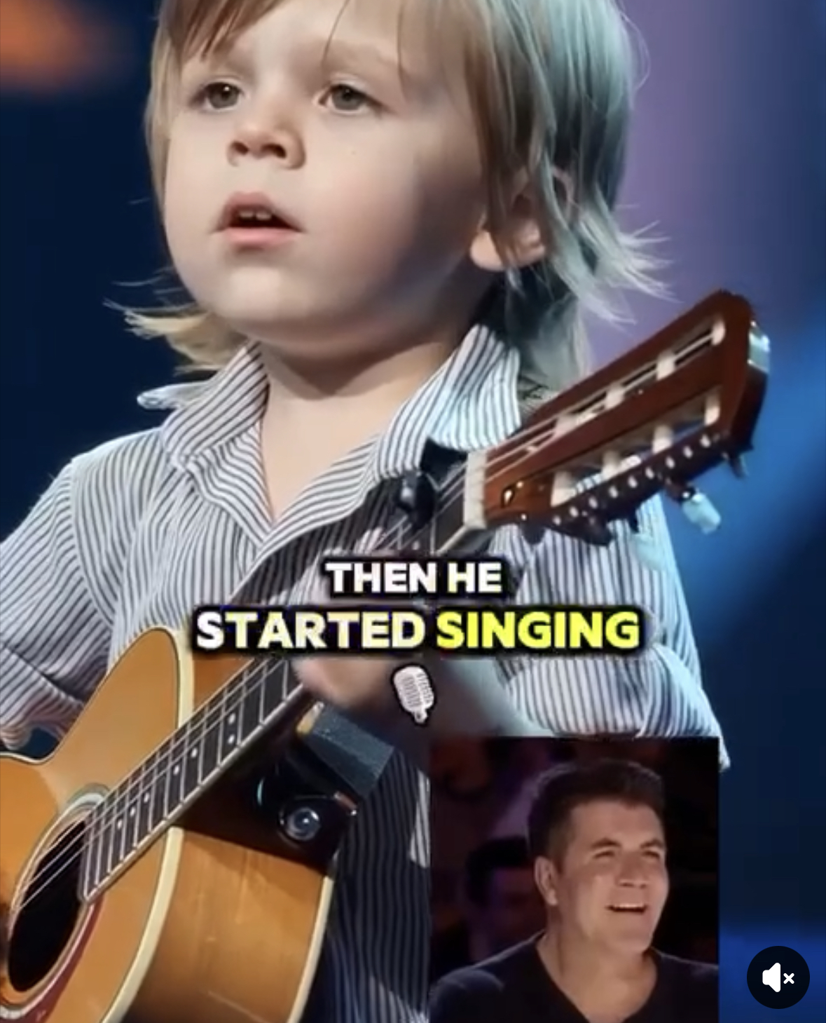 A 4-year-old boy stepped onto the stage, looking small and innocent ...