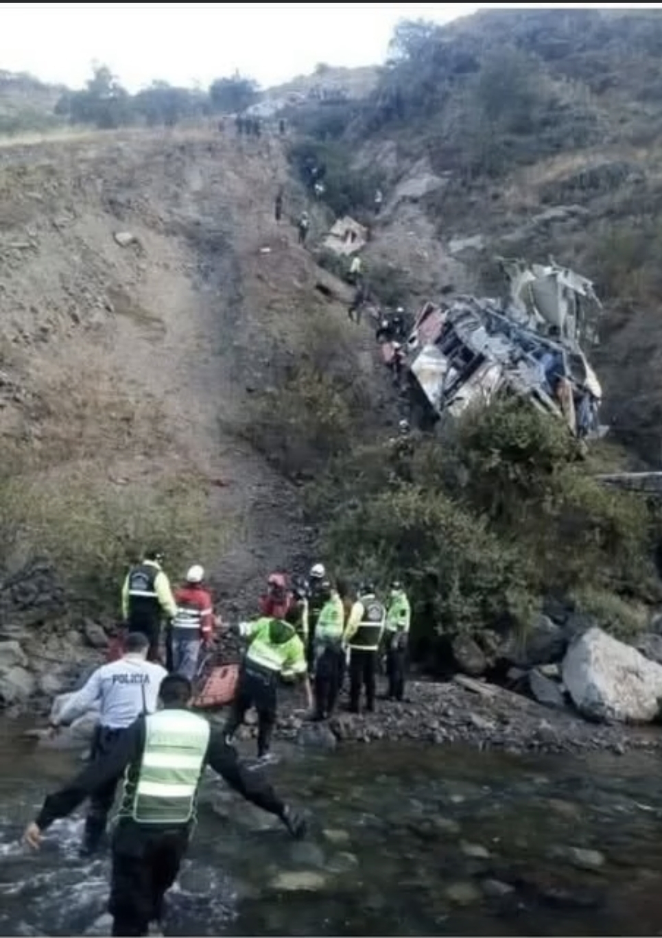 BREAKING NEWS At least 21 dead after bus falls into an abyss in…see ...