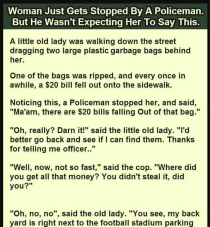 WOMAN GET STOPPED BY.. - My Blog