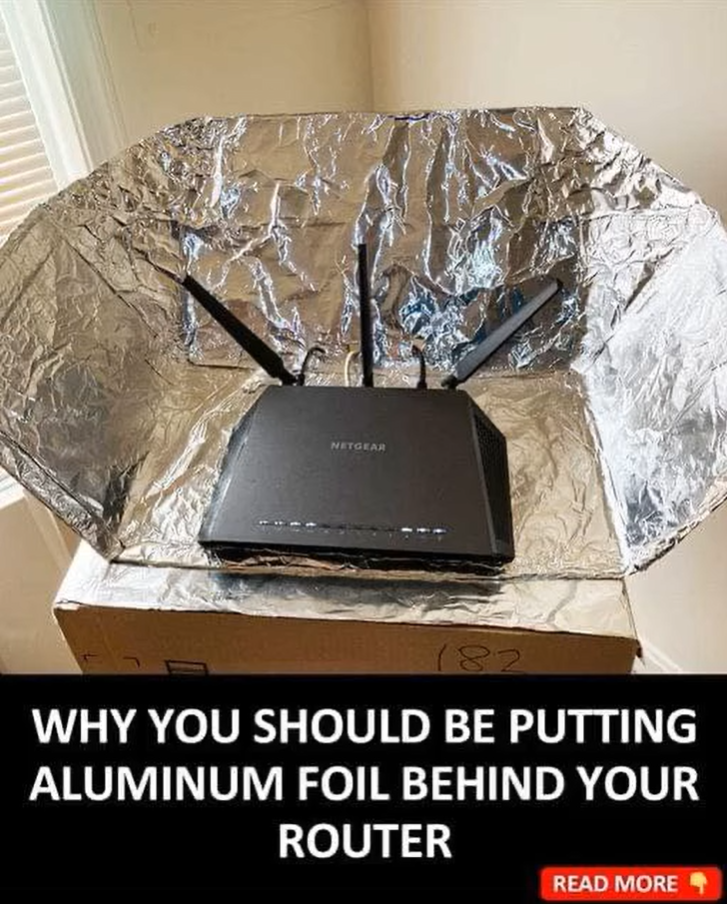 Why You Should Be Putting Aluminum Foil Behind Your Router - My Blog